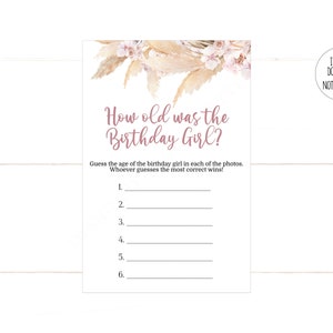 Adult Birthday Game Bundle for Her Boho Whats in Your Phone Twenty ...