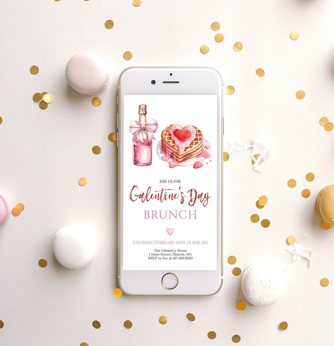 Galentine's Brunch Text Invitation Galentine's Day Brunch Text ...