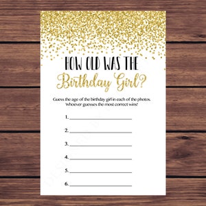 Adult Birthday Game Bundle for Her, Gold Whats in Your Phone, Twenty ...