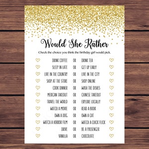 Adult Birthday Game Bundle for Her, Gold Whats in Your Phone, Twenty ...