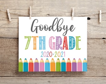 Last Day 7th Grade | Etsy