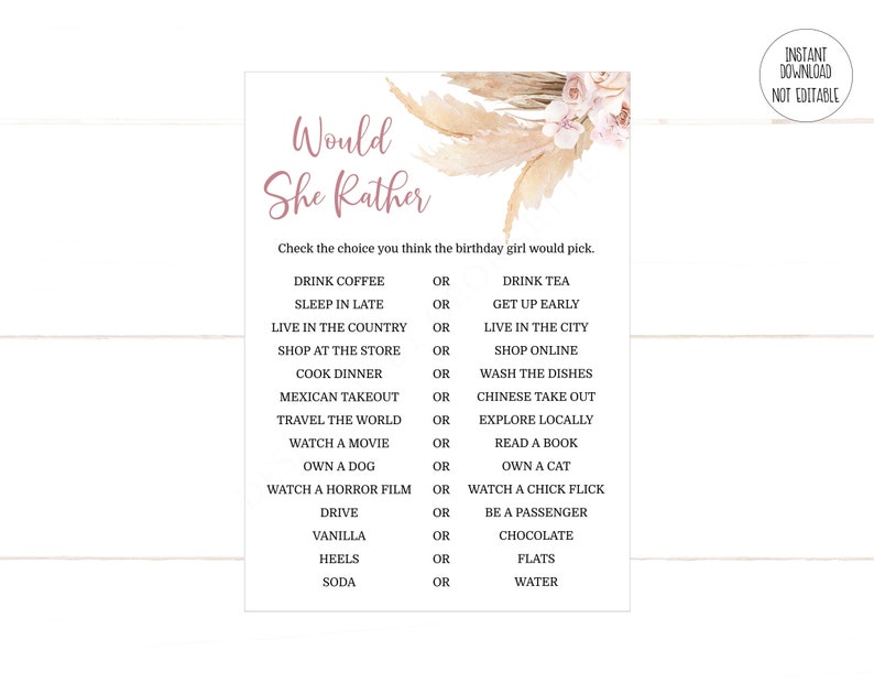 Adult Birthday Game Bundle for Her Boho Whats in Your Phone - Etsy