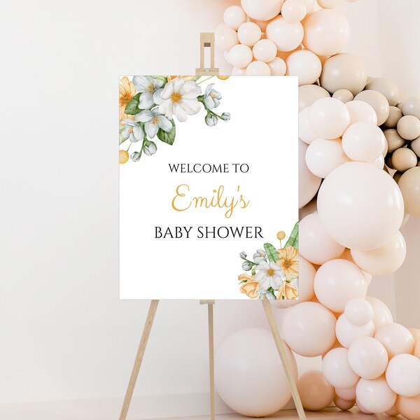 Yellow Baby Shower - Etsy