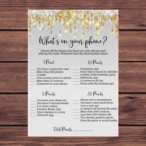 Editable Birthday Party Game Bundle Gold and Silver Would She Rather ...