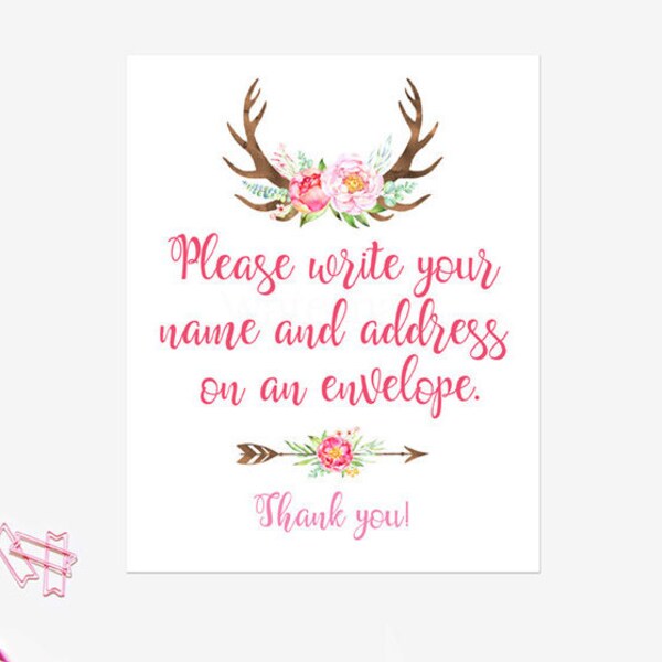 Address an Envelope Sign - Etsy