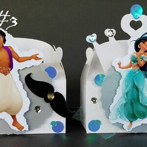 INSPIRED 12pc Disney Princess 6pc Jasmine and 6pc Aladdin Birthday ...
