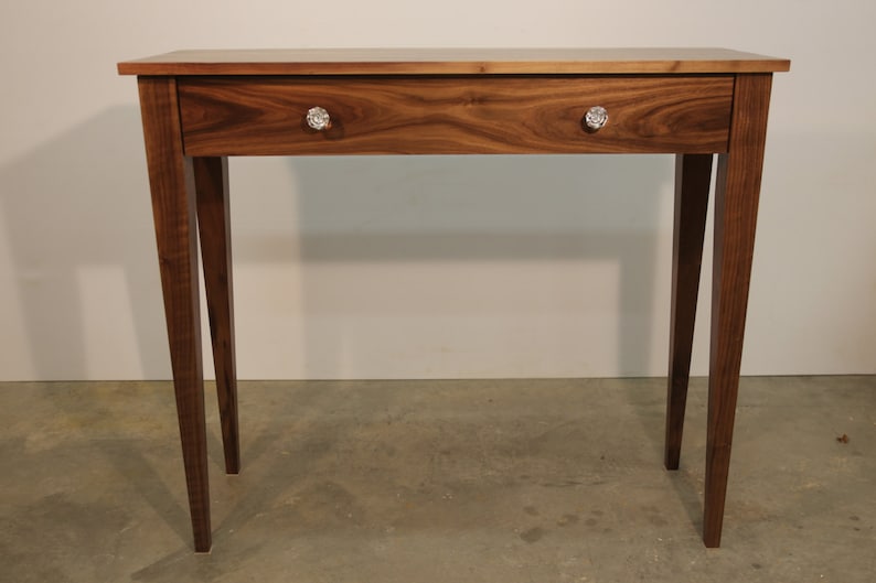 Solid Walnut Entry Table - Etsy Canada