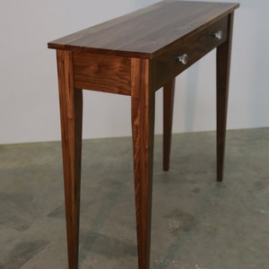 Solid Walnut Entry Table - Etsy Canada