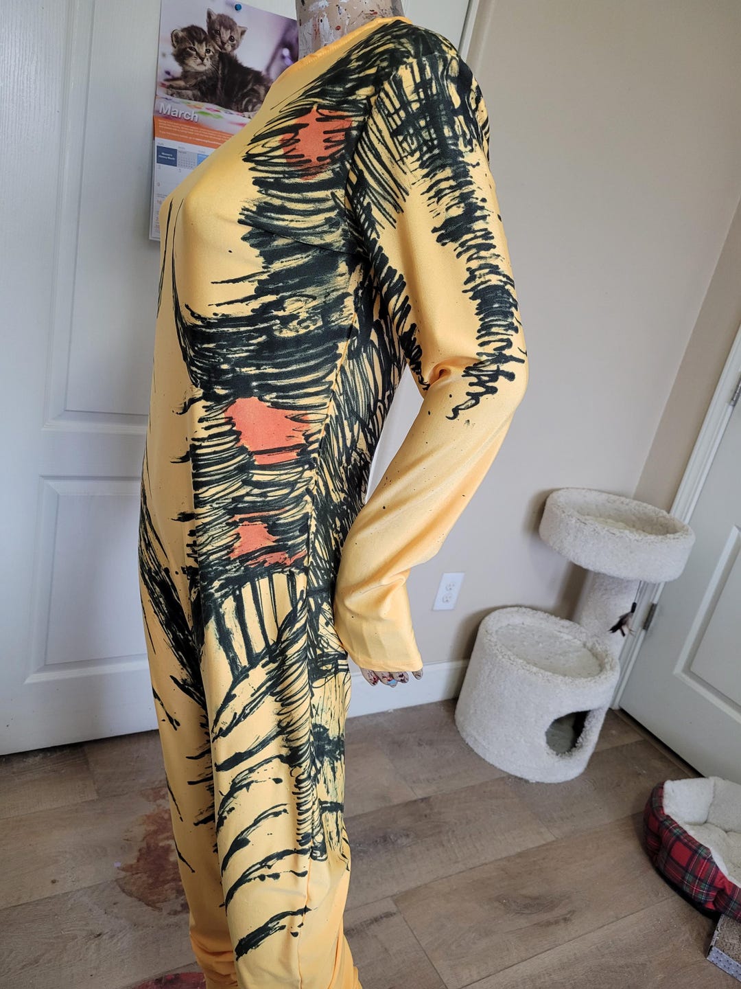 Orange/fall Demeter Unitard. I Wore This Unitard Only Once. This ...