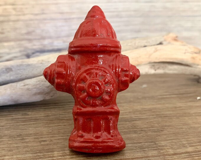 Fire Hydrant Knob - Red Cast Iron Hydrant Fireman Drawer Pull ...