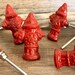 Set of 8 Fire Hydrant Knobs Red Cast Iron Hydrant Fireman Drawer Pull ...