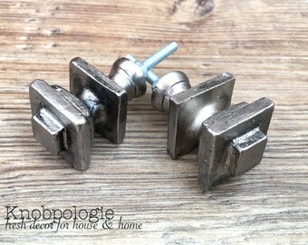 Gunmetal drawer pull | Etsy