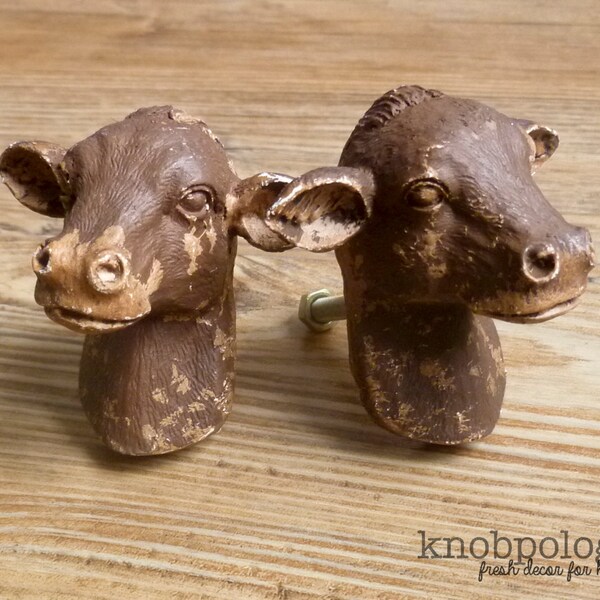 Cow Knobs - Etsy