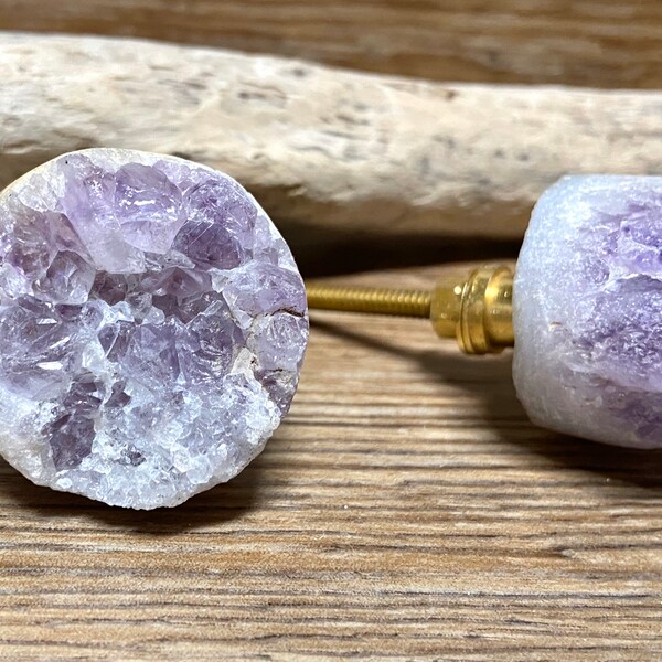 Amethyst Knob - Etsy