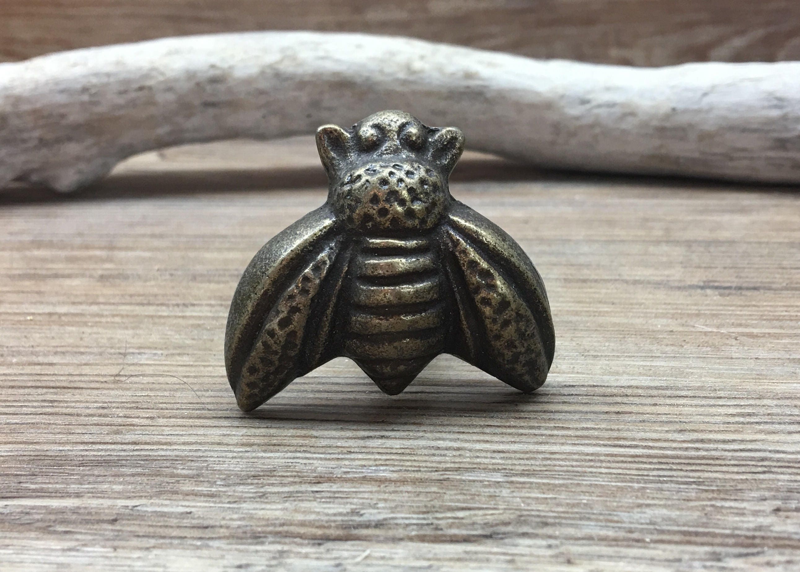 SET OF 2 Bumble Bee Knobs Honeybee Cabinet Knob Drawer Pull | Etsy