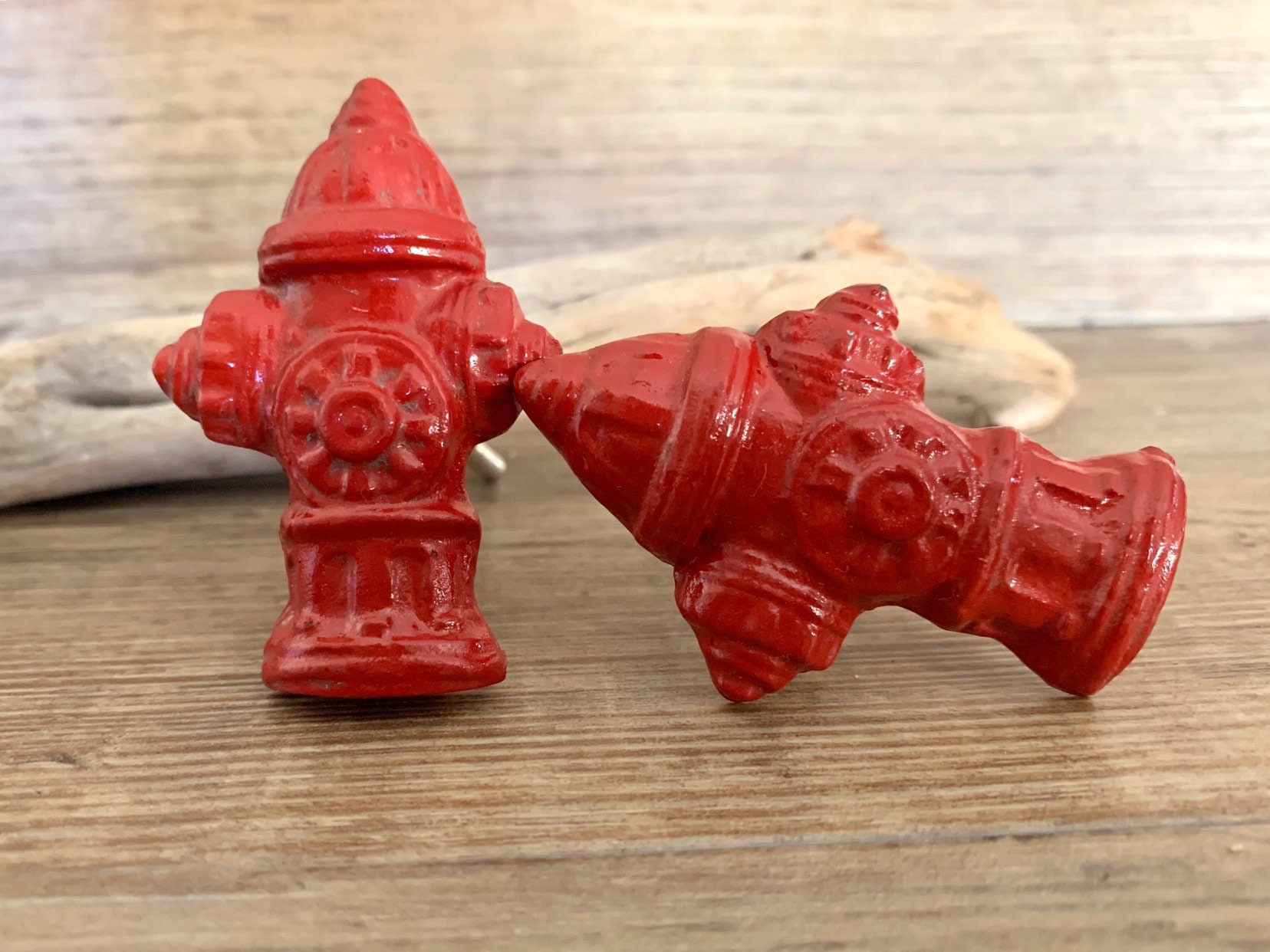 Fire Hydrant Knob Red Cast Iron Hydrant Fireman Drawer Pull - Etsy
