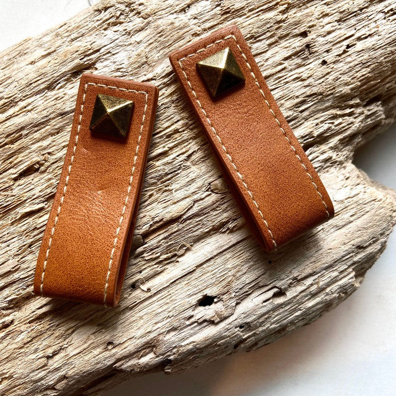 Leather Knobs - Etsy