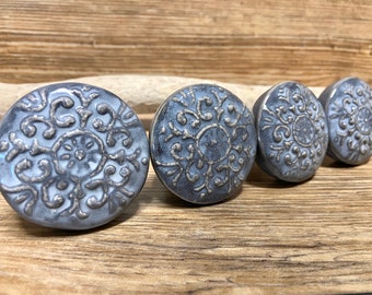 Grey Knobs - Etsy
