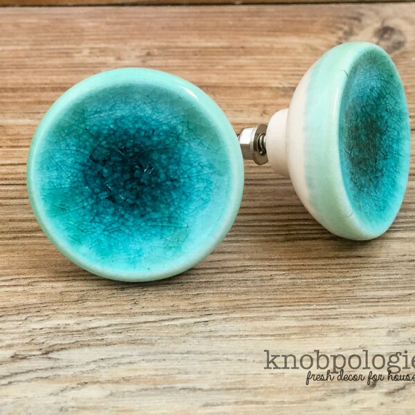 Beach Glass Knobs - Etsy