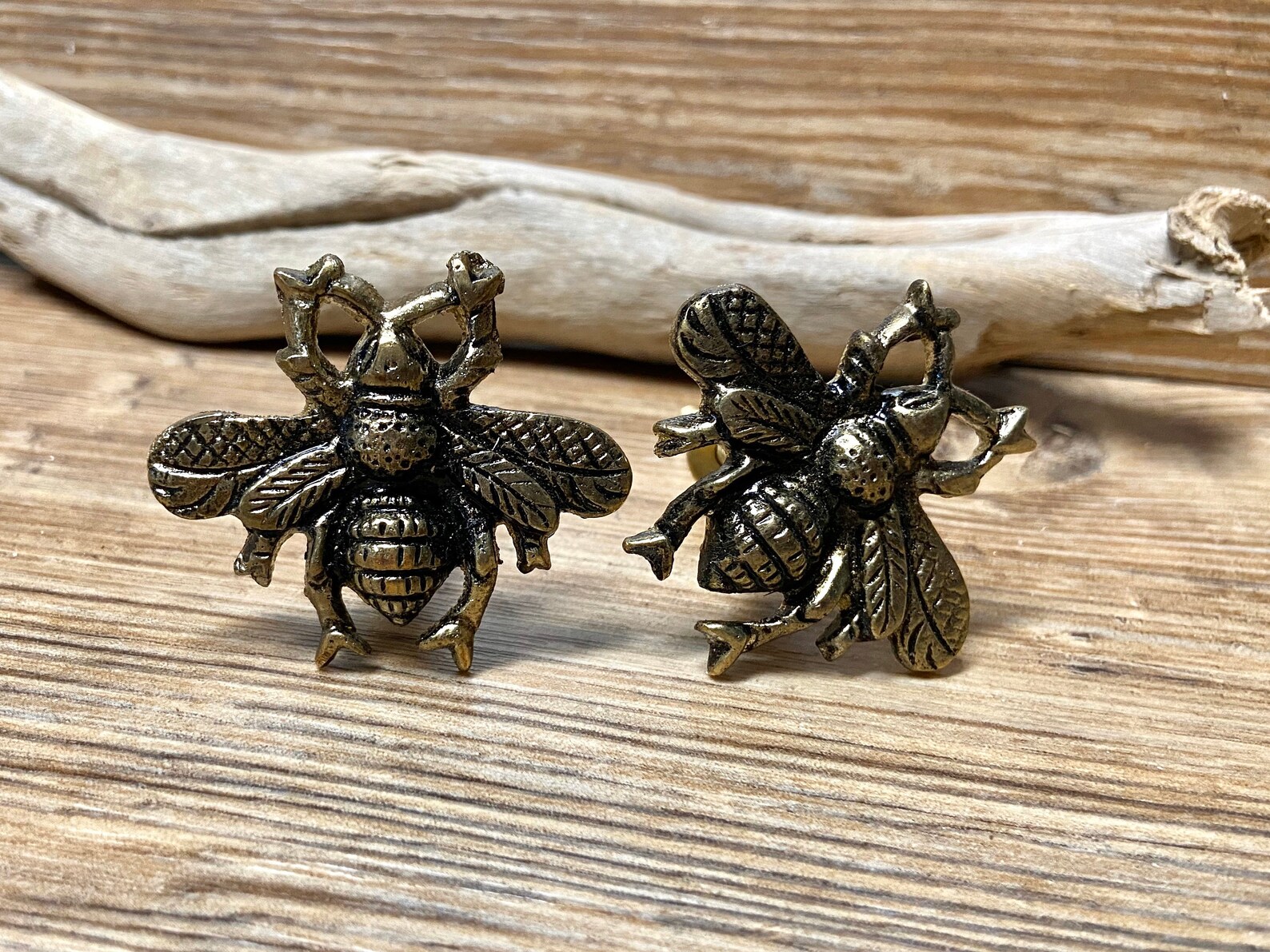 Antique Gold Bumble Bee Knob Honeybee Wasp Cabinet Knob - Etsy