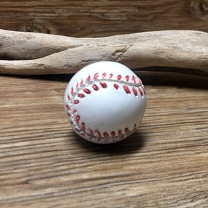 Set of 2 Baseball Knobs - Softball or Baseball Drawer Pull - Sports ...