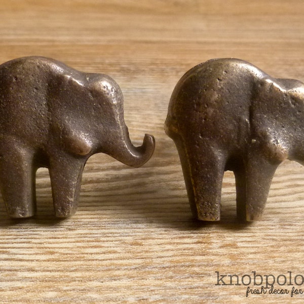 Elephant Knob - Etsy
