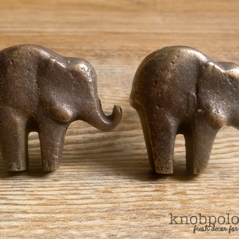 Elephant Knobs - Etsy