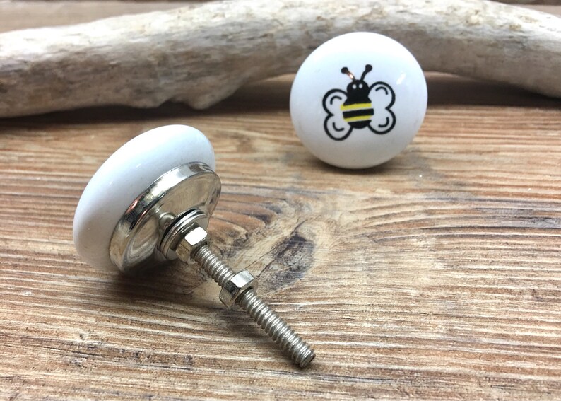 Bumble Bee Knob Honeybee Cabinet Knob Drawer Pull Nature - Etsy