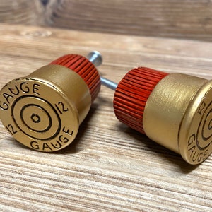 Bullet Knob 12 Gauge Shotgun Shell Drawer Knobs Wild West Cowboy Star ...
