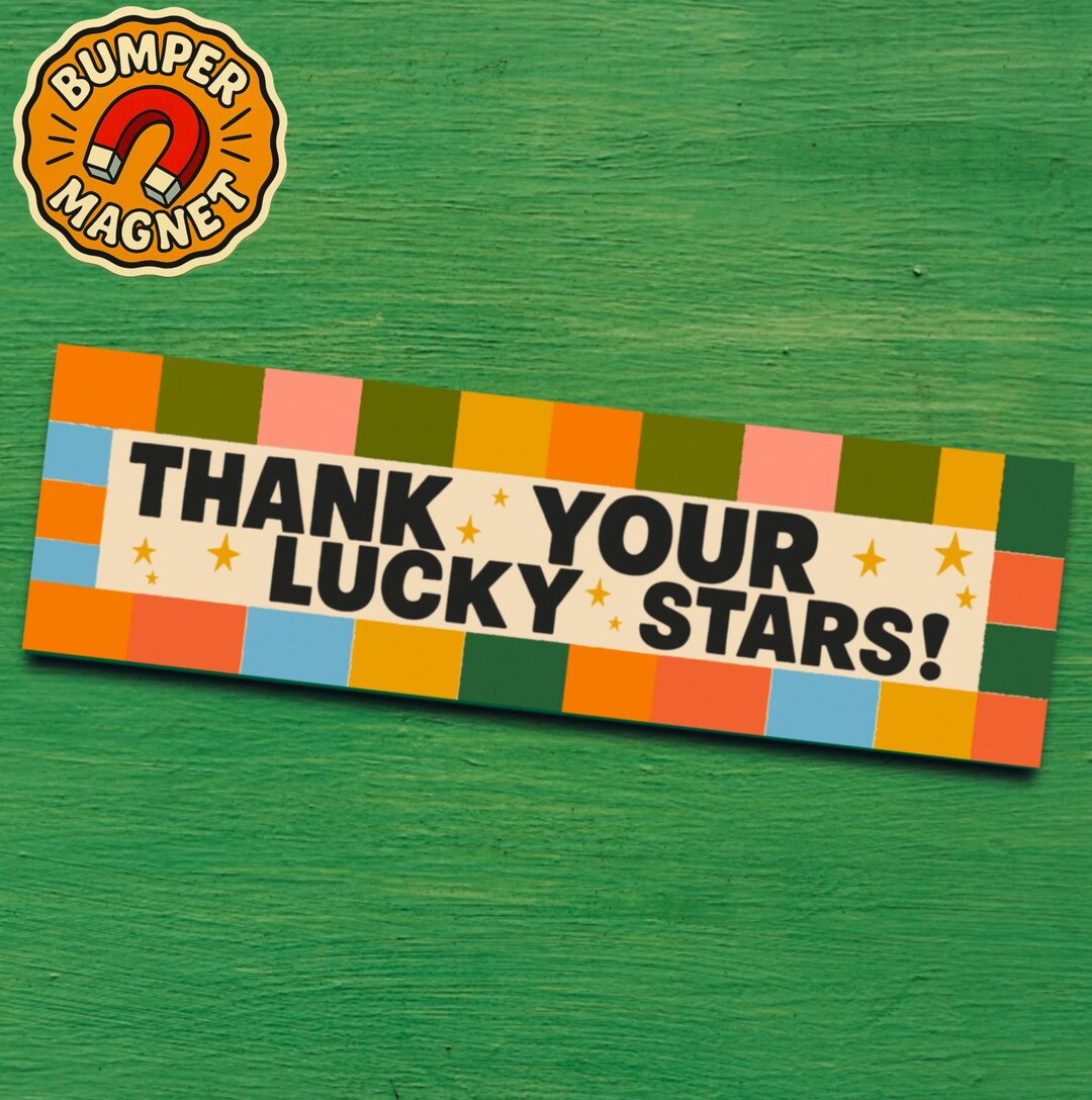Funny Bumper Sticker Cute Aesthetic With Western Vibes & Lucky Energy ...