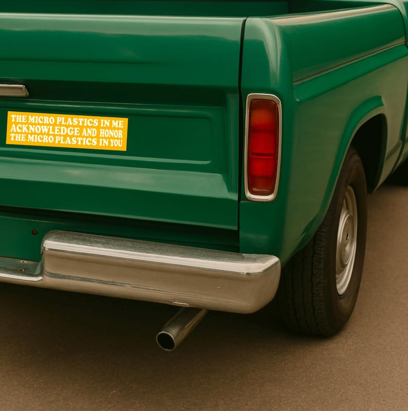 Funny Retro Bumper Sticker for Environmentalists With Vintage Design ...