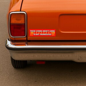 Funny Car Bumper Sticker for Bad Drivers Vinyl Decal Sarcastic Driving ...