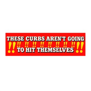 Funny Car Bumper Sticker for Bad Drivers Vinyl Decal Sarcastic Driving ...
