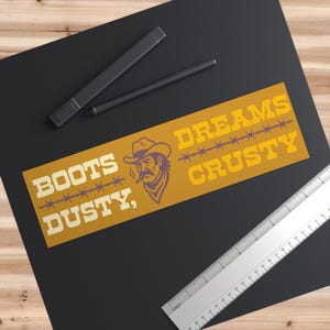 Western Vintage Cowboy Bumper Sticker for Car Laptop or Cooler Gift for ...
