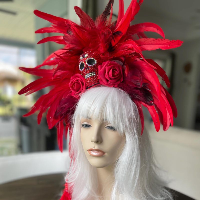 Skull Headpiece - Etsy