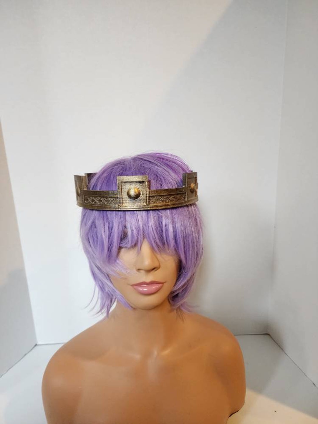 3D Printed King Arthur Crown, Viking Forged Look Celtic Tiara - Etsy