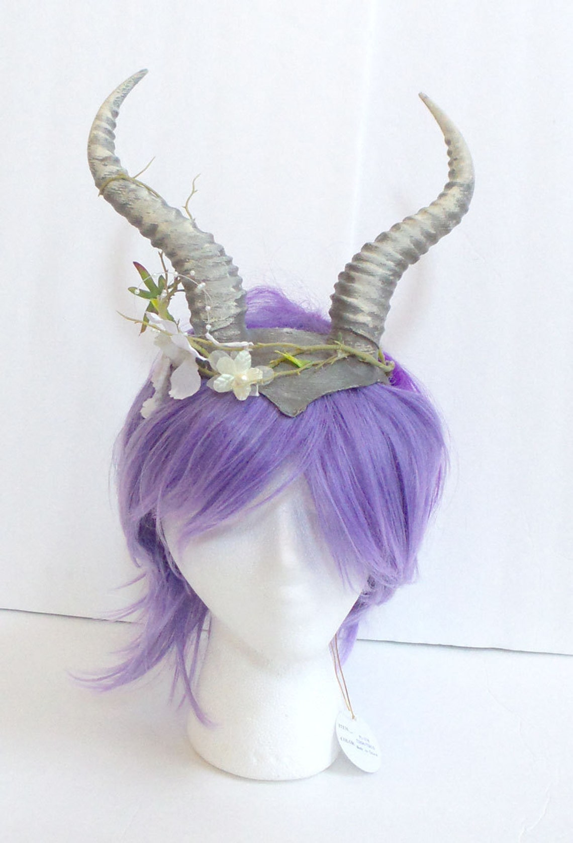 Elvish Crown Elven Horned Crown Elvish Horns Gazelle Horns - Etsy