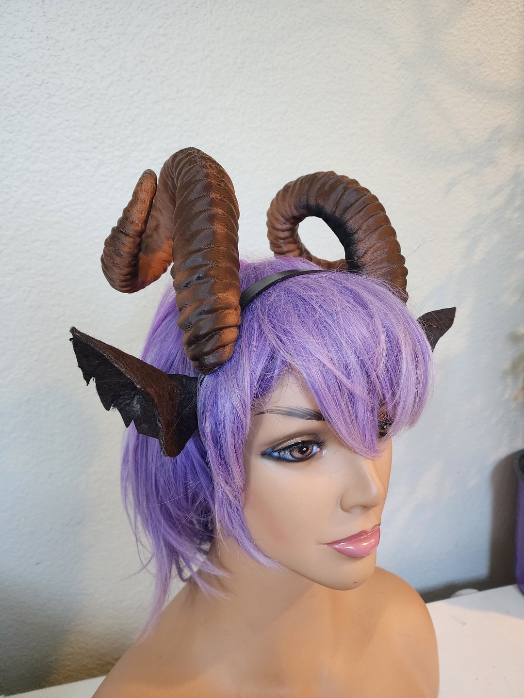 Wortox DST Goat Sarye Fantasy Cosplay Horns Horned Headband Viking ...