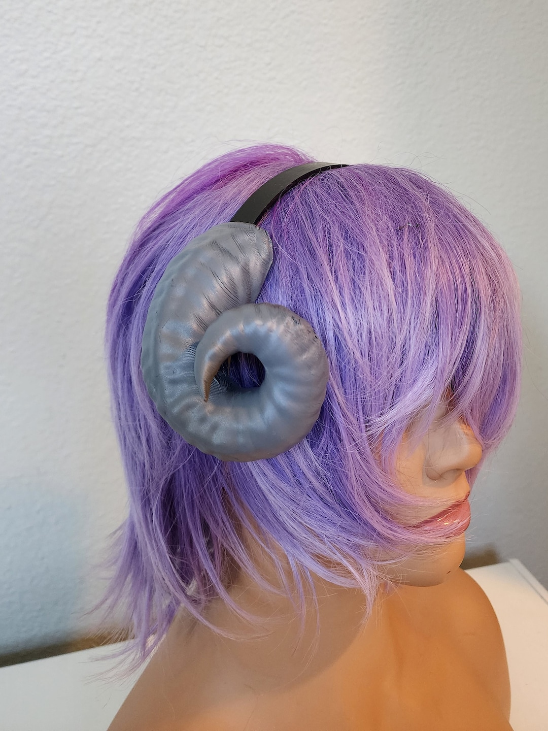 NEW ARRIVAL Jesters Horns RAM Horns Headband 3D Printed Cosplay Wow ...