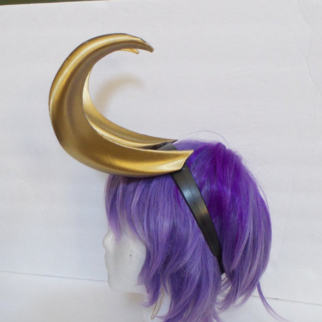 Loki Style Horns Bull Horns Fantasy Cosplay 3D Printed From Pla(light ...