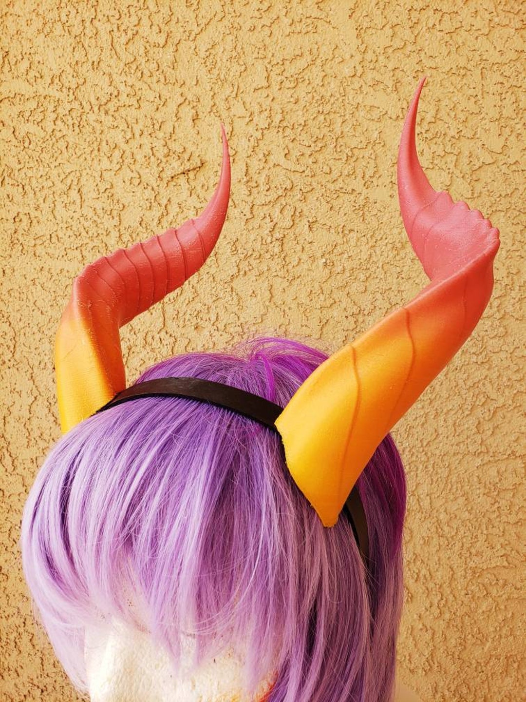 3D Printed Dragon Horns Headband: Sorbet Costume Accessory - Etsy