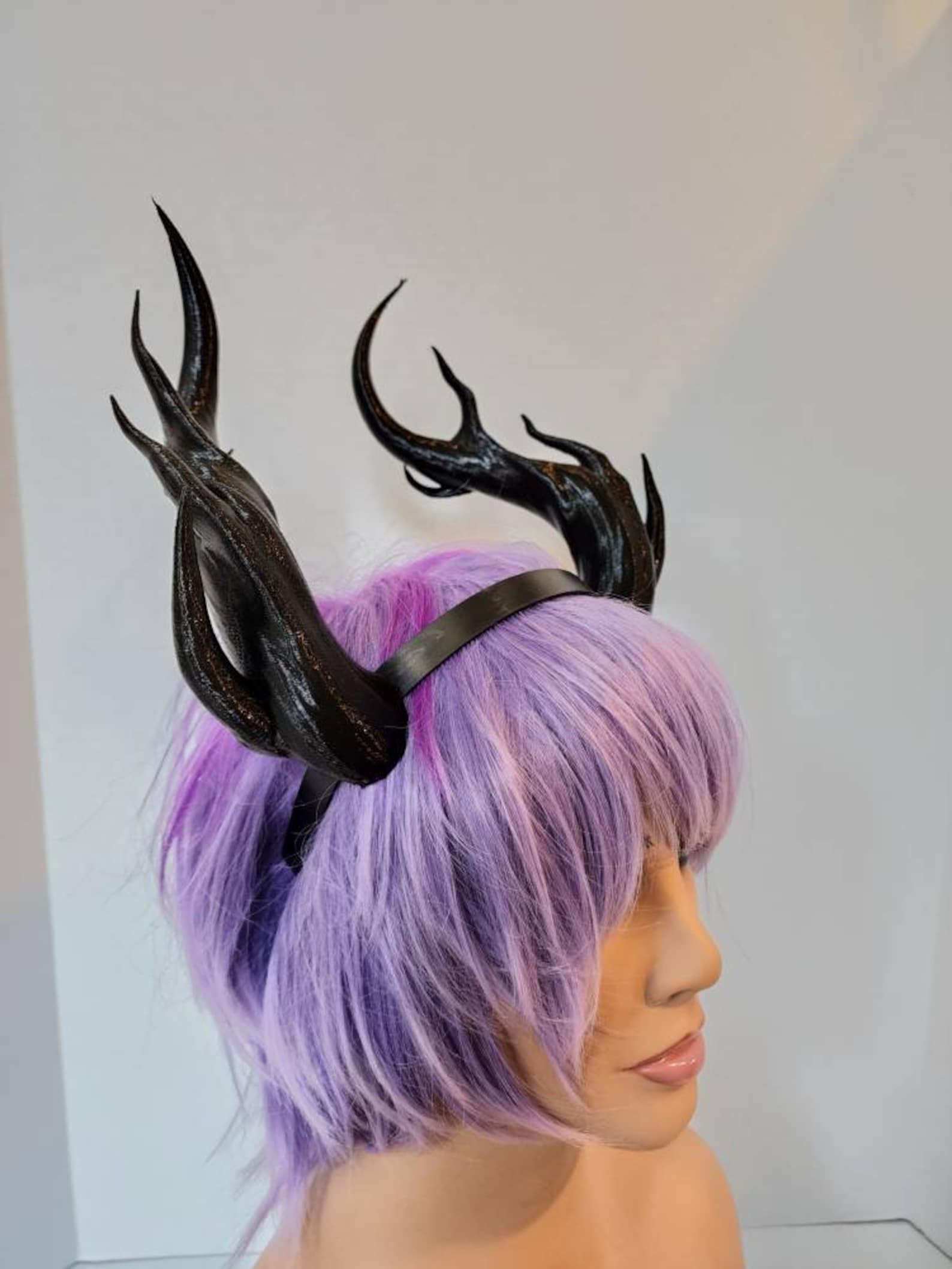 Fantasy Dragon Spindly Horns 3d Printed Horns on Headband - Etsy