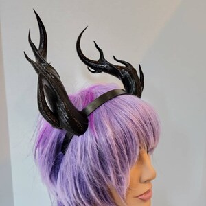 Fantasy Dragon Spindly Horns 3d Printed Horns on Headband Costume ...