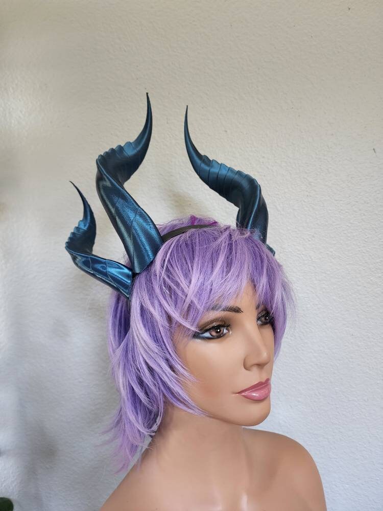 3D Printed Dragon Horns Headband, Fantasy Costume, Comicon Accessory - Etsy