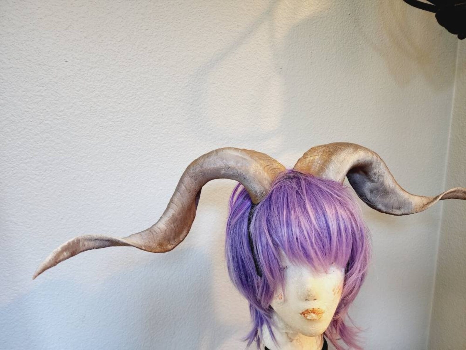 3d Printed Spanish Goat Horns Headband Cosplay Costume Prop Etsy