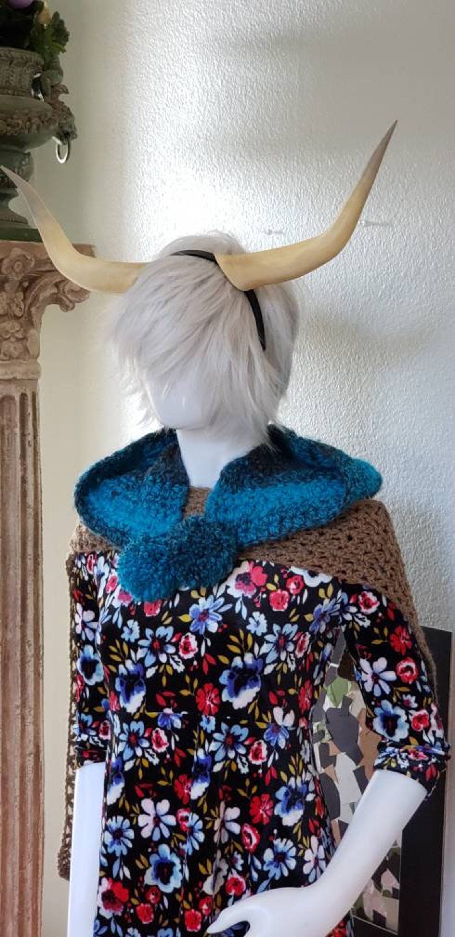 3D Printed Light Weight Steer Horns Highland Cow Horns Matador - Etsy