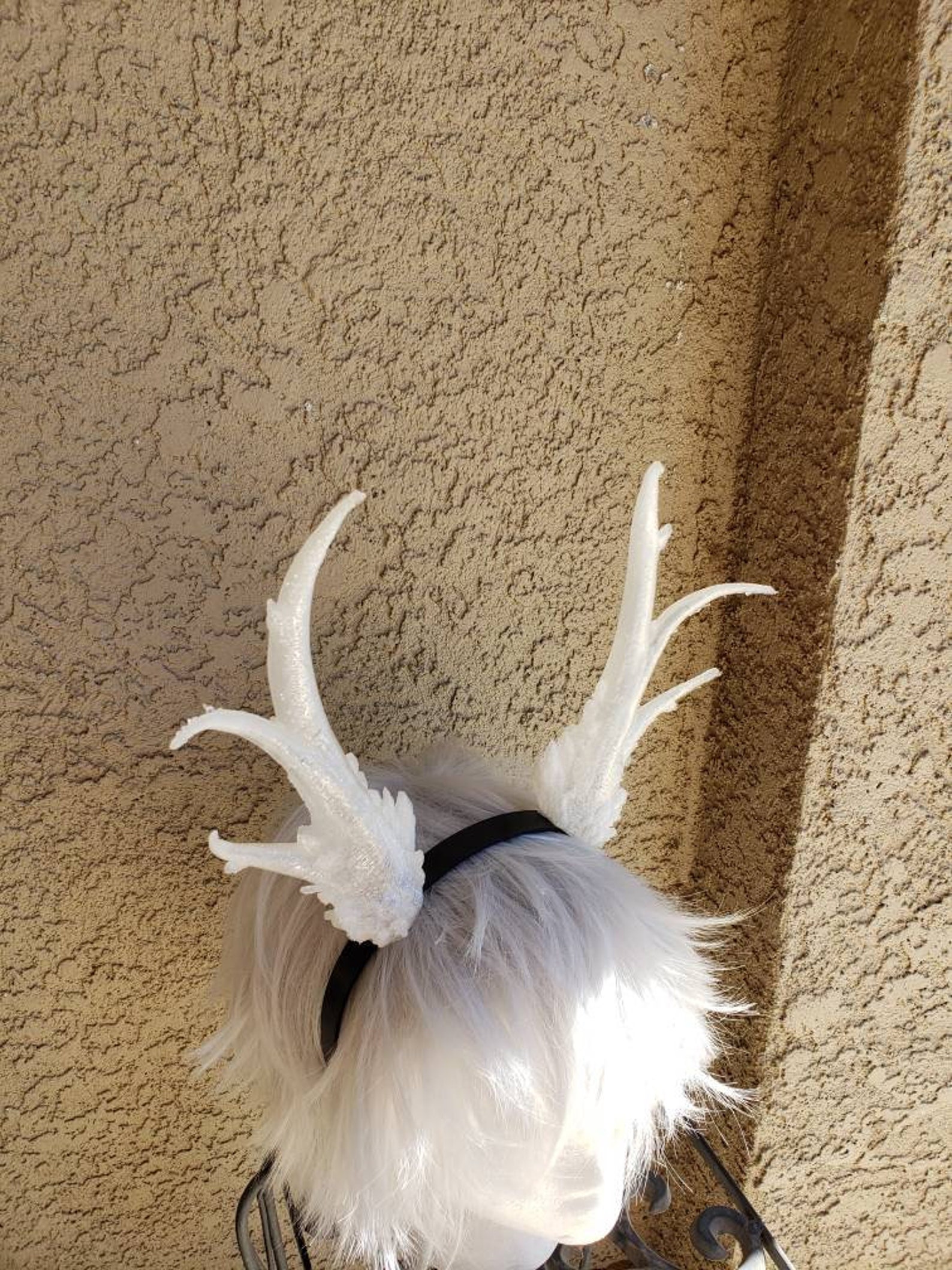NEW ARRIVAL! Crystal Ice Antlers/ Deer Antlers Horns Fantasy Cosplay ...