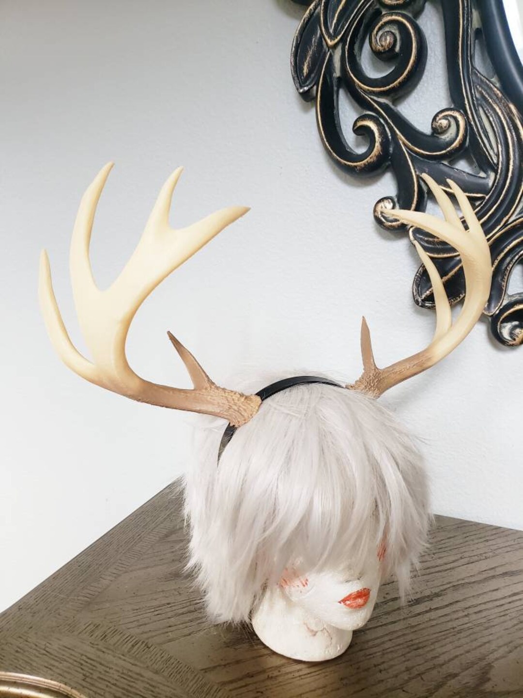 3D Printed Deer Antlers Headband: Lightweight Fawn Horns, Cosplay ...
