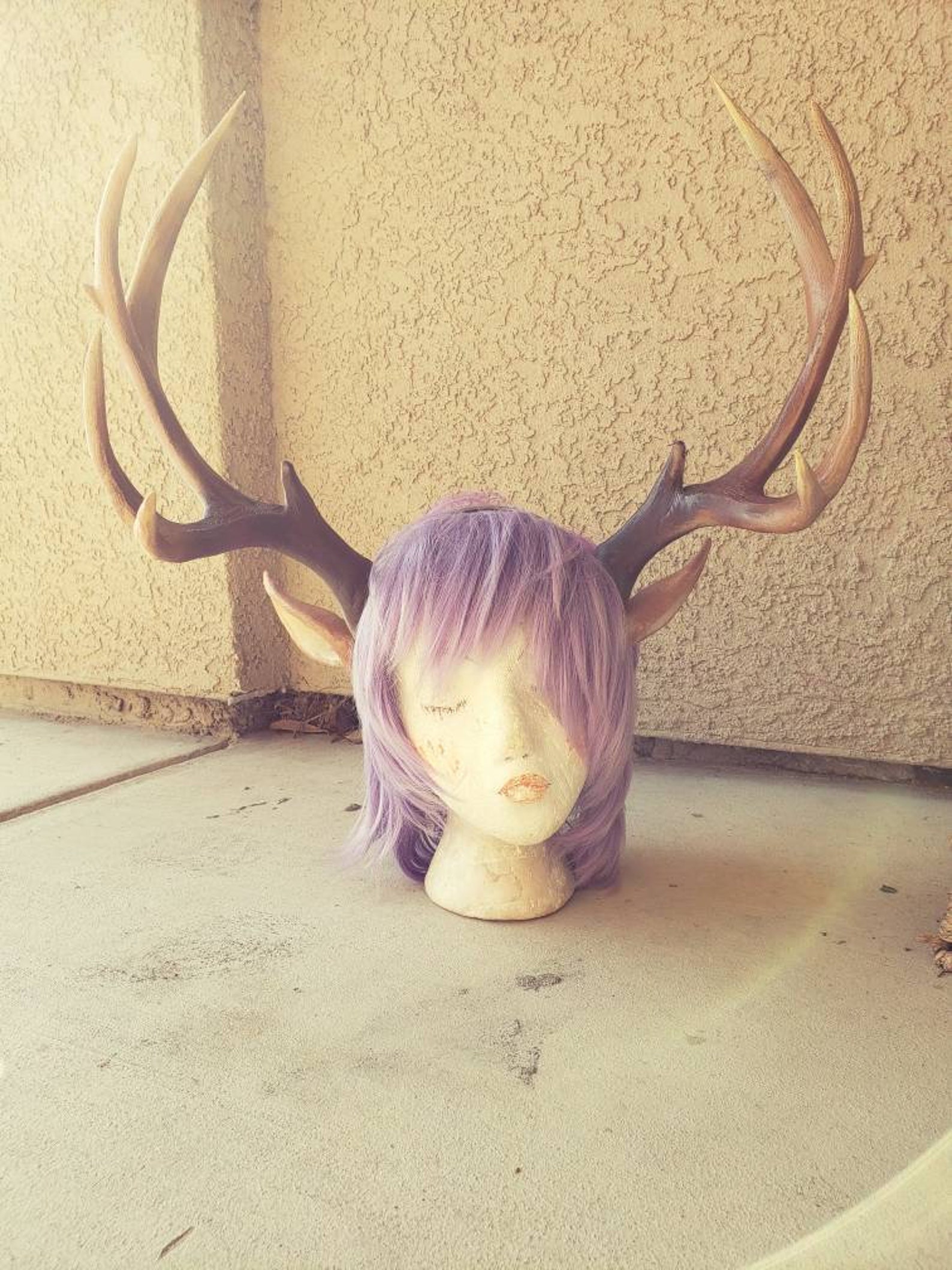 NEW Realistic Doe / Deer Antlers Horns XXL Stag Antlers 3D | Etsy