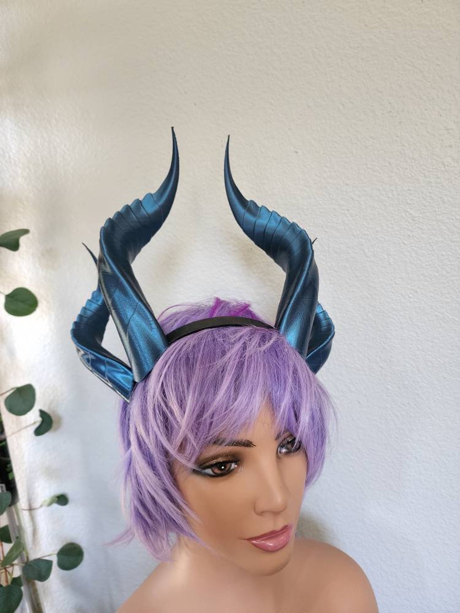 3D Printed Dragon Horns Headband, Fantasy Costume, Comicon Accessory - Etsy